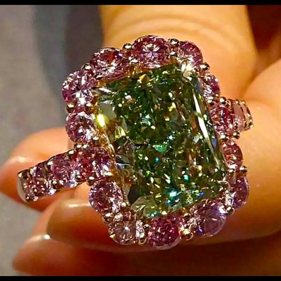 Jewelry | Pink And Green Aka Colors Ring | Poshmark